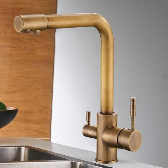 Home And Tower | Erwin Swivel Spout Kitchen Sink Faucet With Filter ...