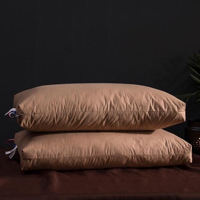 Home And Tower | Giovanni Goose Down Cotton Made Pillows Set of 2 ...
